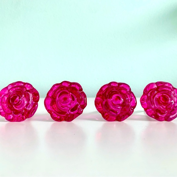 Other | Rose Drawer Knobs Pulls Set Of 4 | Poshmark